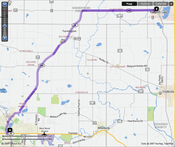 Directions To Random Lake Athletic Fields